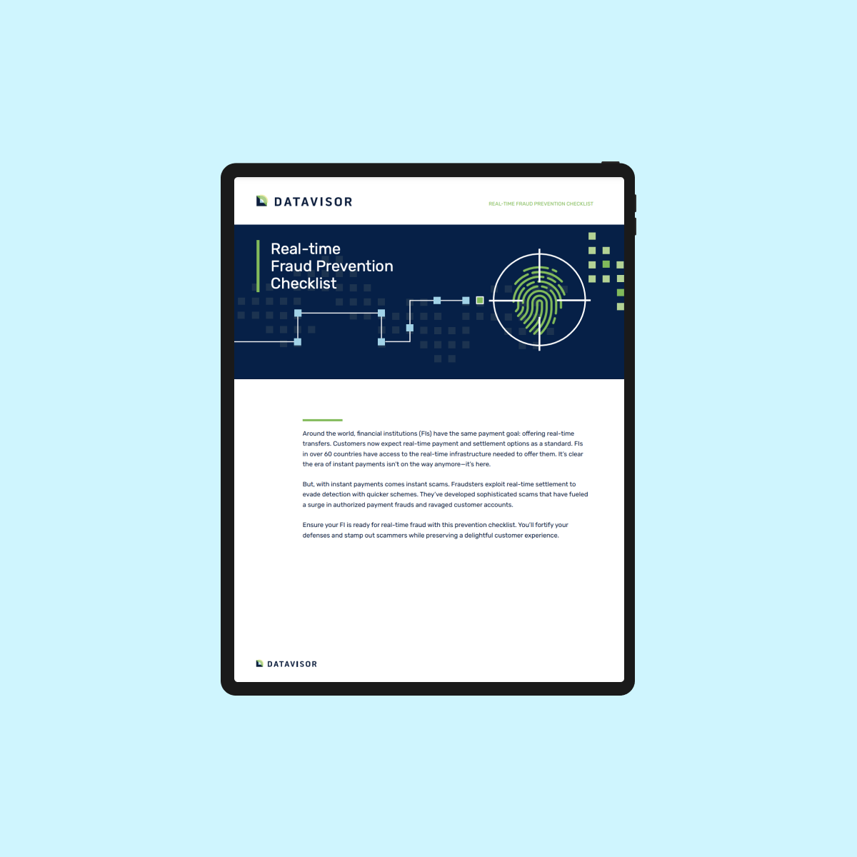 Real-Time Fraud Prevention Checklist Real-Time Fraud Prevention Checklist